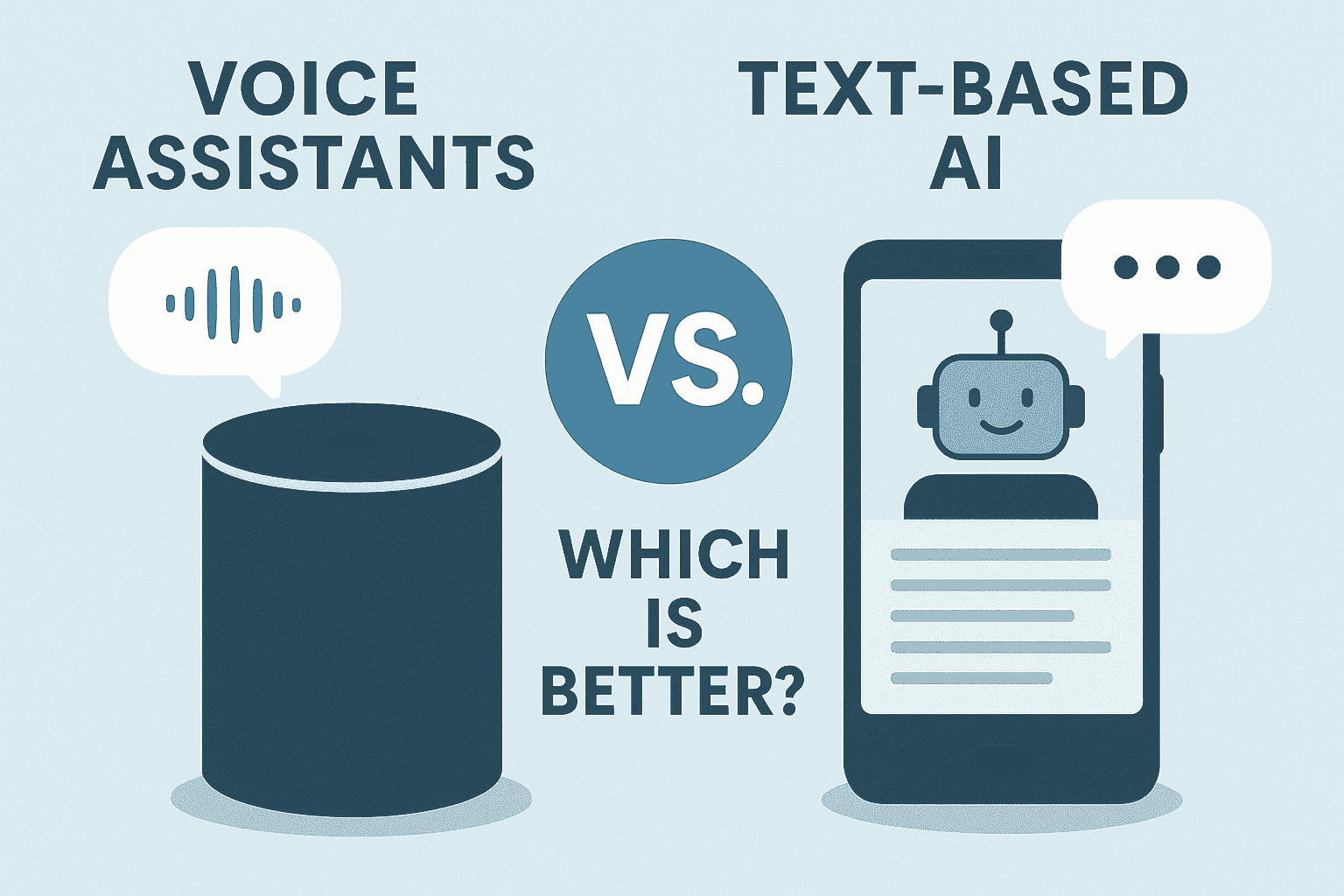 Voice Assistants vs. Text-Based AI: Which Is Better?